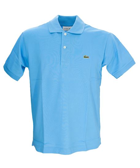 Light blue lacoste polo shirt store
